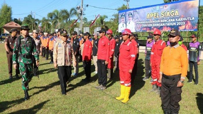 Gelar Apel Gabungan Siaga Karhutla dan Kekeringan, Kepala BPBD Banjar : Ini Bentu Kesiapan Kita ...