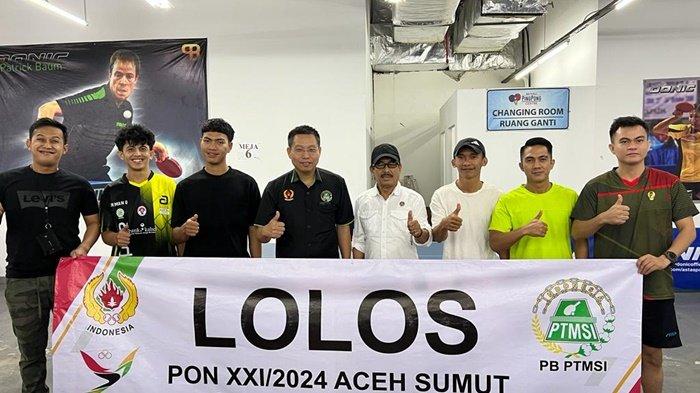 Tim Tenis Meja Beregu Putra Kontingen Kalsel Lolos ke PON XXI 2024 Aceh-Sumut - Banjarmasinpost ...