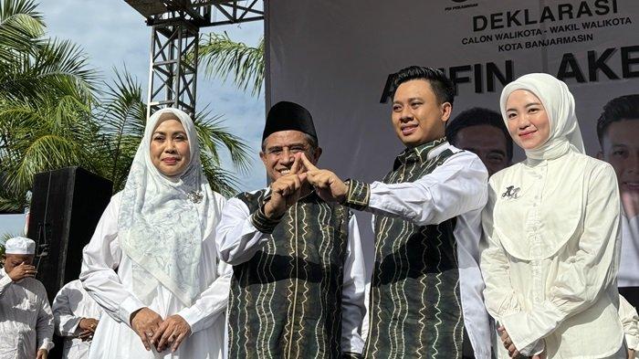 Deklarasi Arifin dan Akbari di Pilkada Banjarmasin 2024 Didukung Lima Partai - Banjarmasinpost.co.id