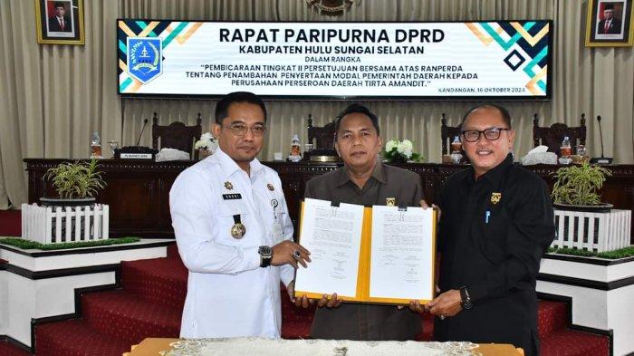 Raperda Penambahan Modal PDAM Disetujui DPRD, Pj Bupati: Untuk Peningkatan Pelayanan Air Bersih ...