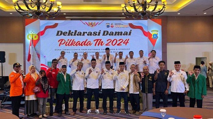 Deklarasi Damai Pilkada Tabalong 2024, Haji Fani Ajak Masyarakat Jaga Perdamaian ...