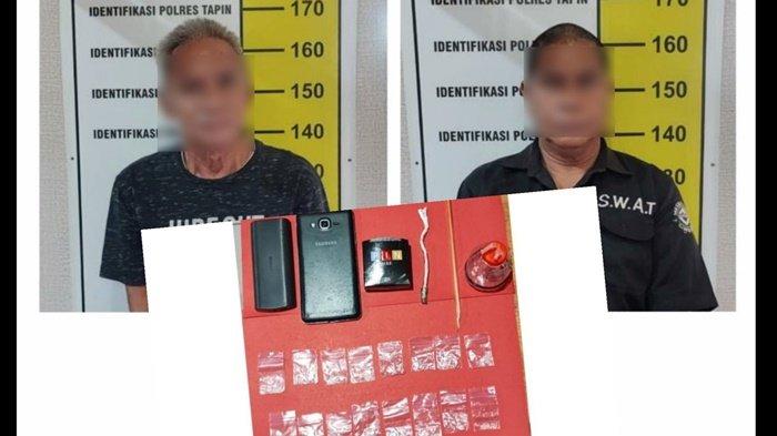Miliki 16 Paket Hemat Sabu, Dua Paruh Baya di Binuang Ditangkap Polisi - Banjarmasinpost.co.id