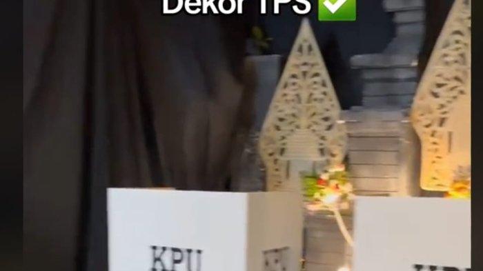 Viral TPS Pemilu 2024 Didekorasi Bak Pernikahan di Kediri, Lengkap Ada ...