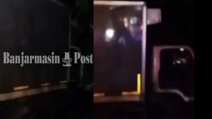 Truk Box Tabrak Tiang Listrik di Pulau Pinang Binuang Tapin, Satu Kabel Tegangan Menengah Putus ...