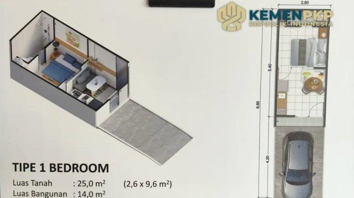 Penampakan Desain Rumah Subsidi Luas Tanah 25 Meter Persegi, Ada Garasi ...