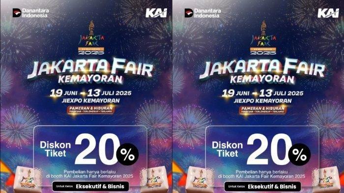 Cara Dapat Diskon Tiket KAI di Jakarta Fair 2025, Pengunjung PRJ Bisa Nikmati Potongan hingga H+ ...