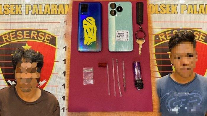 Buang Sesuatu Saat Didatangi Polisi, Dua Pria di Palaran Samarinda Ini Ternyata Simpan Sabu ...
