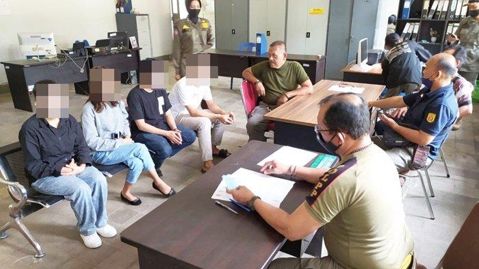 Diduga Berbuat Mesum Empat Muda Mudi Diamankan Satpol Pp Kota