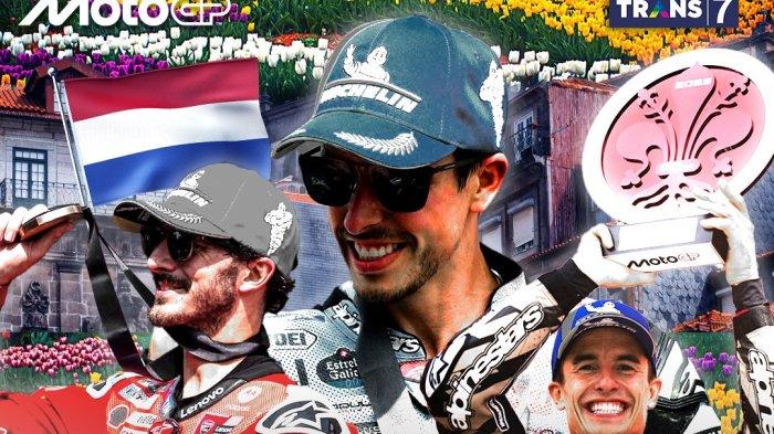 Race Live Trans7! Jadwal Siaran MotoGP Belanda 2025, Malam Ini Kualifikasi dan Sprint, Marquez ...