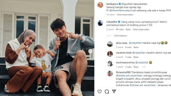Rizky Billar Semprot Admin Akun IG Lesti Kejora, Efek Foto Bareng Baby L untuk Endorse ...