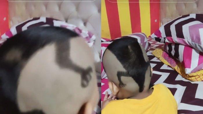 Viral Gaya Rambut Bocah di Bandung Jadi Mirip Bentuk Kadal Akibat ...