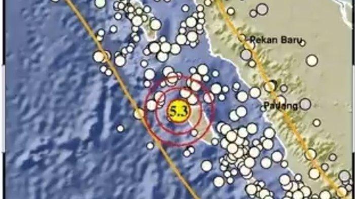 Gempa Magnitudo 5,3 Guncang Kepulauan Mentawai Sumbar 31 Mei 2023, BMKG: Tak Berpotensi Tsunami ...