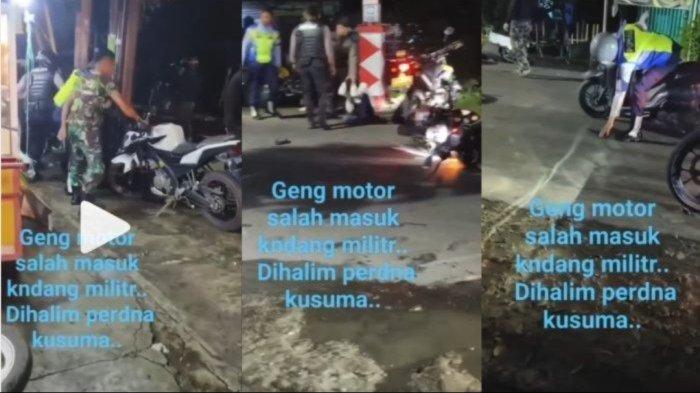 Kronologi Geng Motor Nyasar ke Markas TNI, Bawa Celurit Sambil Geber Motor, Begini Nasib Mereka ...