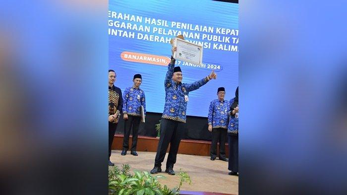 Raih Predikat Tertinggi Kepatuhan Pelayanan Publik, Pj Bupati Sebut Jadi Motivasi Pemkab HSS ...