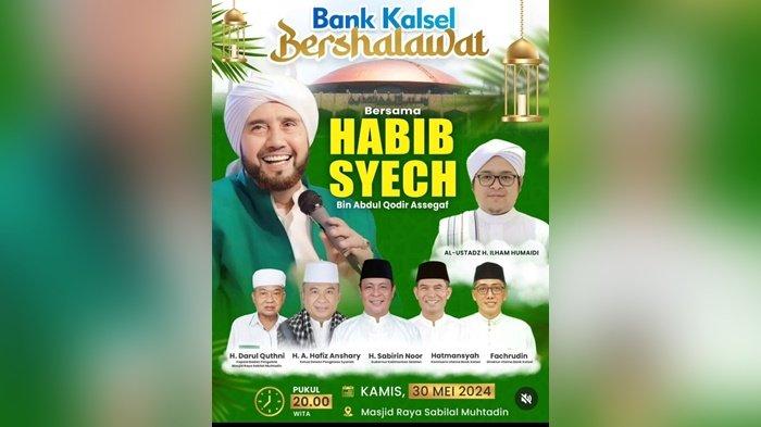 Hadiri Bank Kalsel Bershalawat Bersama Habib Syech Bin Abdul Qodir Assegaf - Banjarmasinpost.co.id