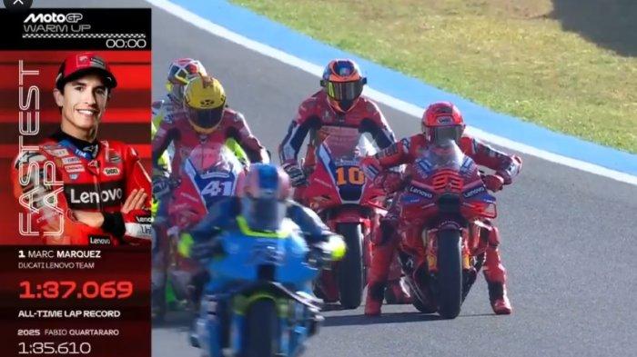 Jadwal Baru Race MotoGP Aragon 2025 Live Trans7 Pekan Ini, Francesco Bagnaia vs Marc Marquez ...