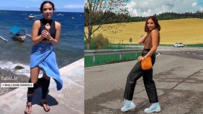 Viral Video 42 Detik Celana Gisella Anastasia Melorot Sampai Lutut Kala Wawancana Usai Menyelam ...