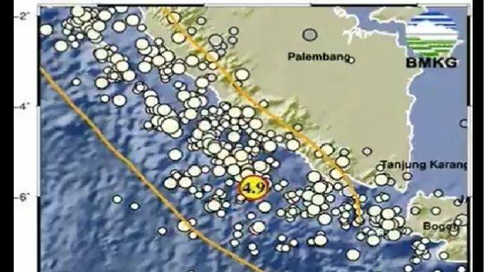 Info Gempa Bumi Terkini Hari Ini, Bengkulu Bergoyang Imbas Kekuatan Magnitudo 4.9 ...