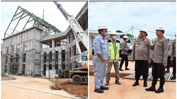 Irwasum Polri Pantau Progres Pembangunan Gedung Baru Mako Polda Kalsel, Pekerjaan Capai 40 ...