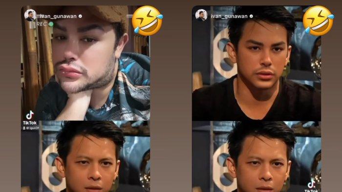 Wajah Ivan Gunawan Berubah Mirip Ariel NOAH dalam Sekejap, Serupa Aksi Lord Adi MCI 8 ...