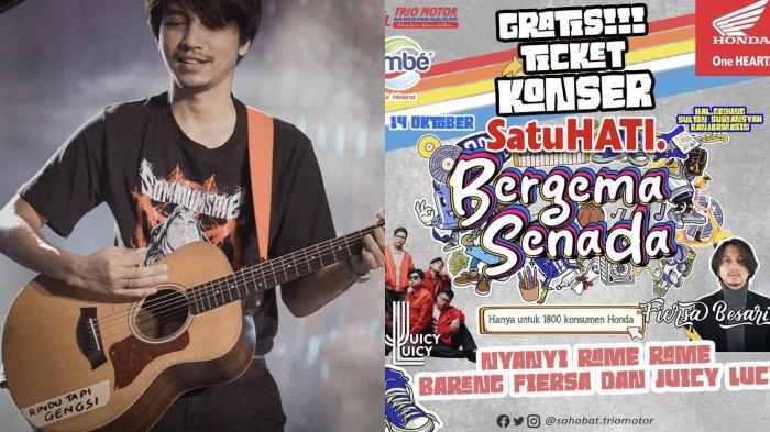 Jadwal Konser Fiersa Besari di Gedung Sultan Suriansyah Banjarmasin Akhir Pekan Ini, Ada Juicy ...