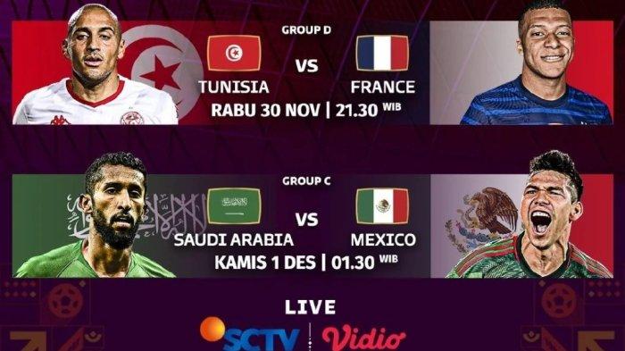 Polandia vs Argentina Tak Live SCTV, Jadwal Siaran TV Piala Dunia Malam ini Ada Tunisia vs ...