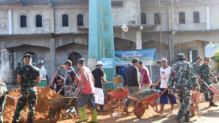 Karya Bakti Peringati HUT Ke-66 Kodam VI/Mulawarman, Kodim HST Gelar Bersih-bersih ...
