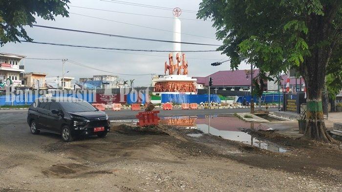 Inilah Kondisi Terakhir Jalan Dekat Bundaran Paringin Balangan ...