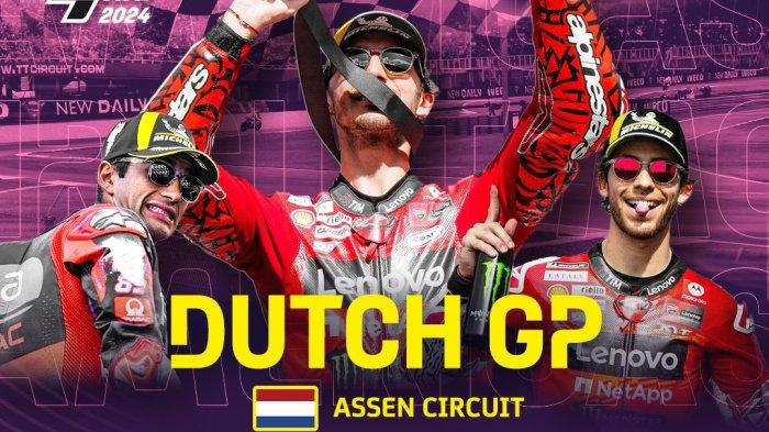 Jam Siaran Trans7 Jadwal MotoGP Belanda 2024 di Assen Hari Ini Minggu, Espargaro Absen Starting ...