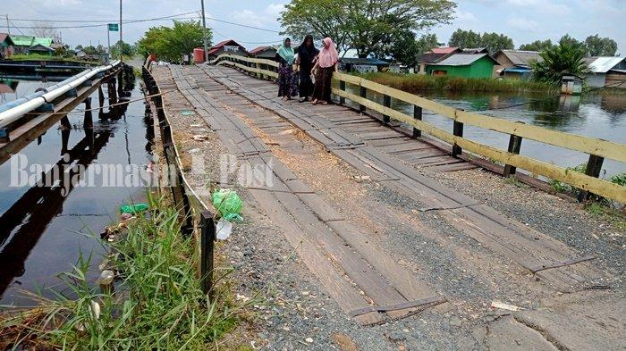 Jembatan Handil 1 Jejangkit Muara Kabupaten Barito Kuala Diperbaiki ...