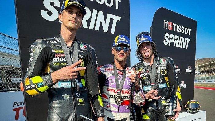 Hasil MotoGP Indonesia 2023 di Mandalika Hari ini: Jorge Martin Kuasai Sprint Race, Marquez Sial ...