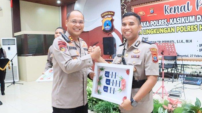 Dapat Tugas Baru ke Ditreskrimsus Polda Kalsel, Kapolsek Babirik Ipda Rahmani Tinggalkan Polres ...