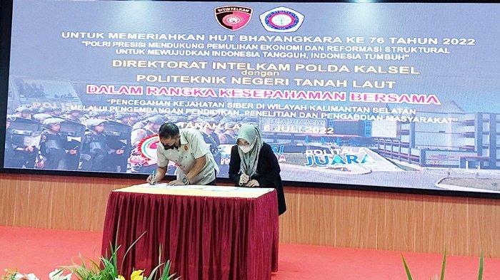 Politala Bersama Direktorat Intelkam Polda Kalsel Teken MoU Cegah Kejahatan Siber - Halaman all ...