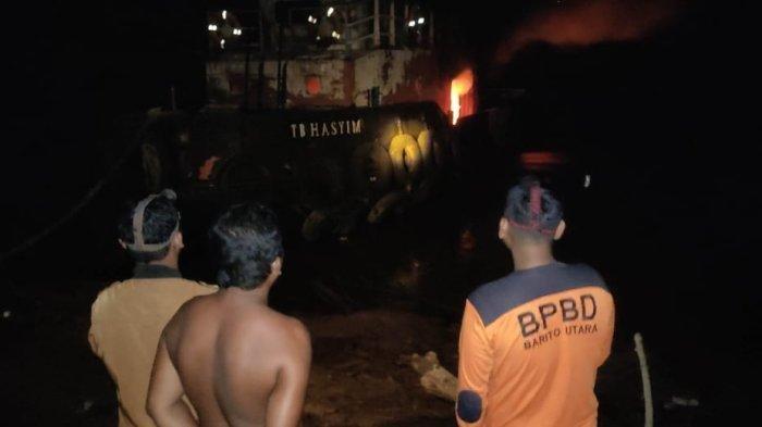 Dua ABK Belum Juga Sadarkan Diri, Kapal Tugboat Terbakar di DAS Barito ...