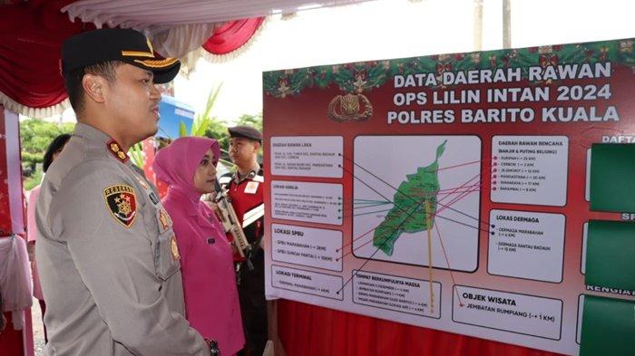 Kapolres Batola Cek Kesiapan Dua Pos Pelayanan dan Pengamanan Nataru 2025 - Banjarmasinpost.co.id