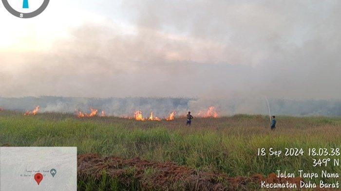 Januari sampai Oktober 2024, Titik Api di HSS 440 Spot, Siaga Karhutla Sampai November 2024 ...