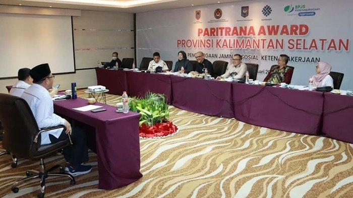 Banjarmasin Masuk Nominator Paritrana Award, Wali Kota Ibnu Sina Sampaikan Pemaparan ...