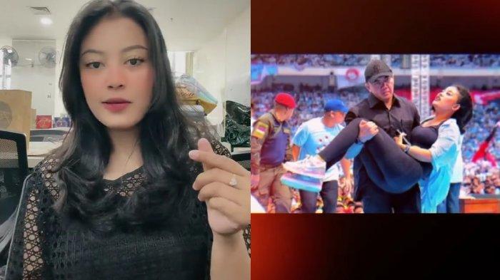 Viral Terekam Digendong Mayor Teddy, Keke Alifah Akhirnya Muncul Buat Klarifikasi: Belum 100 ...