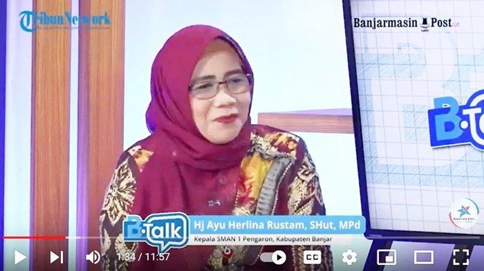 BTalk - Kepala SMAN 1 Pengaron Ayu Herlina Rustam Bikin Inovasi Website Warung Kopi Endulita ...