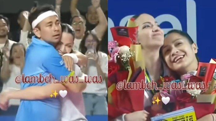 Lihat Raffi Ahmad dan Nia Ramadhani Pelukan Kala Menang Tenis, Sikap Nagita dan Ardi Bakrie ...