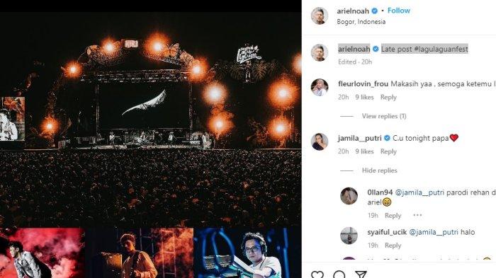 Komentar Nakal Artis Dangdut di IG Ariel NOAH Bikin Heboh, Putri Jamila ...