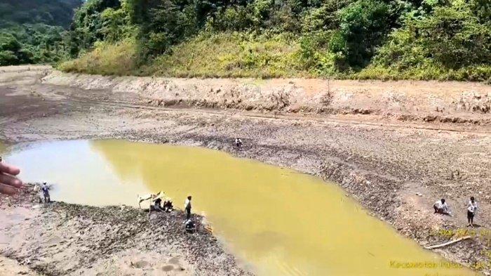 Embung Gunung Tirawan Kering, PDAM Kotabaru Setop Distrbusi Air Bersih - Banjarmasinpost.co.id