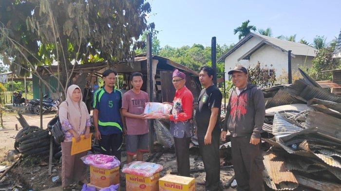 Empati untuk Korban Kebakaran di Nusaindah Mengalir, BPBD Tala Salurkan Bantuan Sembako ...