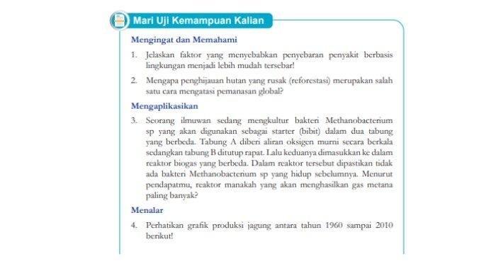 Kunci Jawaban IPA Kelas 9 SMP/MTs Hal 178-179 Kurikulum Merdeka Uji Kemampuan Terkait Isu ...
