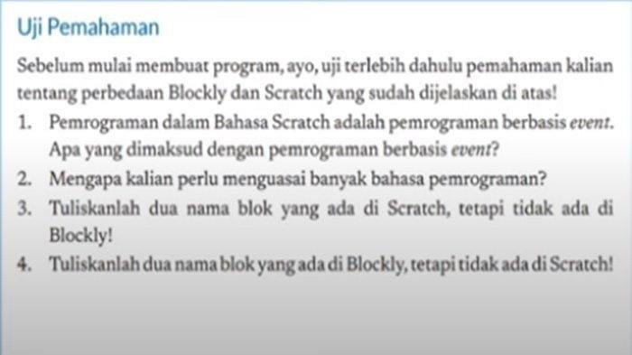 Kunci Jawaban Informatika Kelas 9 SMP/MTs Halaman 78 Kurikulum Merdeka, Pemahaman Bab 7 ...