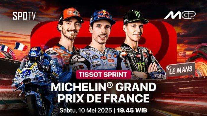 LINK Streaming TV Online Sprint Race MotoGP Prancis 2025 Malam Ini Jam 20.00 WIB, Live Gratis ...