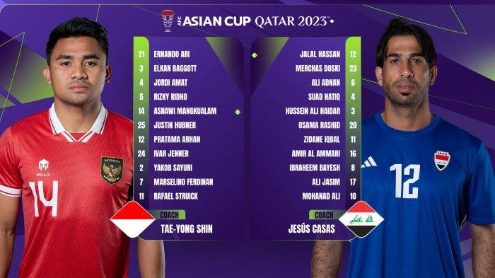 Berlangsung! Link TV Online RCTI Streaming dan Hasil Timnas Indonesia vs Irak Bola Piala Asia ...