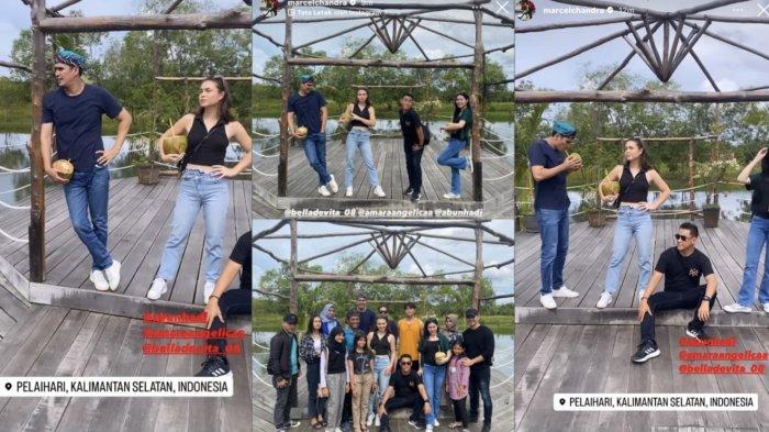 Marcel Chandrawinata Pose di Tanah Laut Kalsel, Garap Film When Love ...