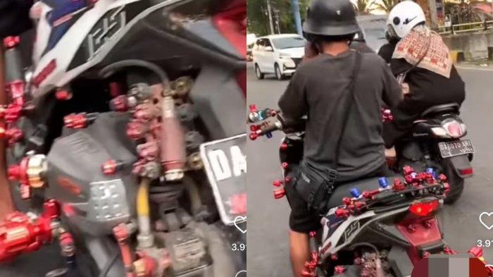 Viral Modifikasi Motor di Banjarmasin Disebut Mirip Terumbu Karang ...