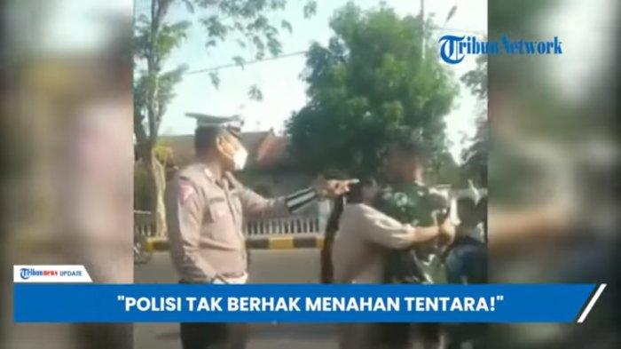 Viral Adu Mulut Oknum TNI dan Polisi di NTT, Sewot Ditegur Tak Pakai Helm - Banjarmasinpost.co.id